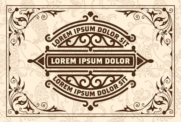 Western card design Royalty Free Vector Image - VectorStock