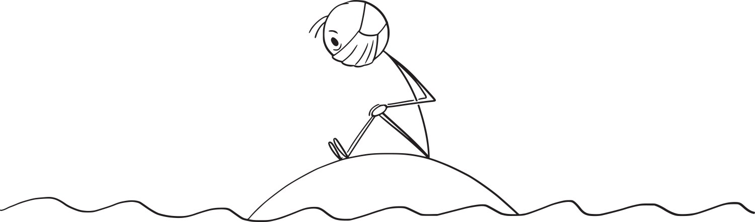 Lonely Stickman Vector Images (over 100)