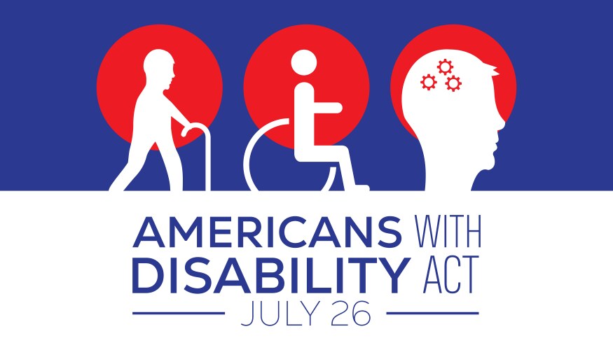 Americans with disability act Royalty Free Vector Image