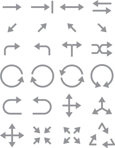 Circle arrows circular process rotate Royalty Free Vector