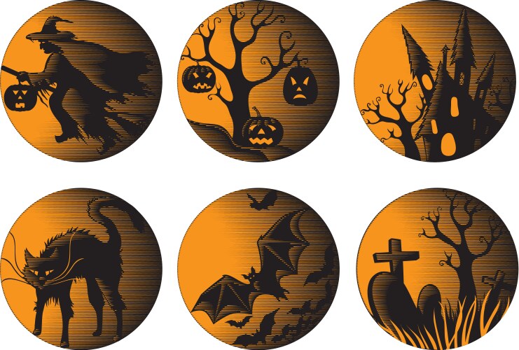 Happy halloween Royalty Free Vector Image - VectorStock