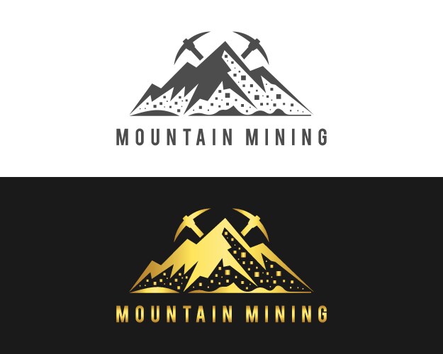 Gold Mountain Logo Vector Images (over 1,300)