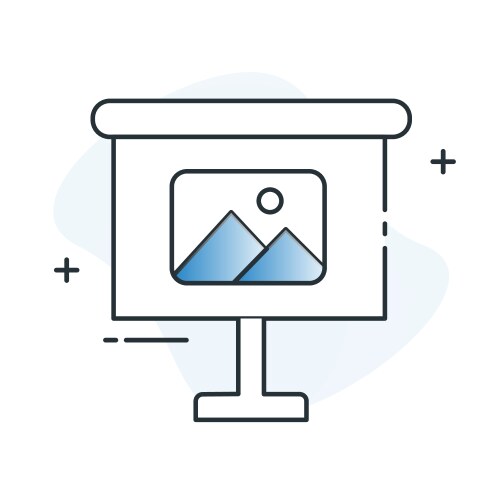 Image enhancement visual tools icon Royalty Free Vector