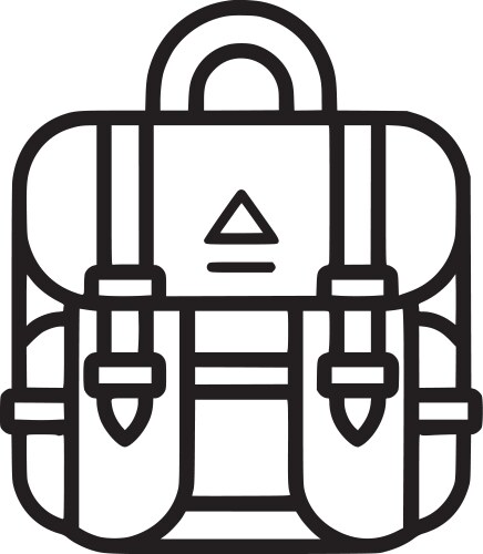Backpack Royalty Free Vector Image - VectorStock