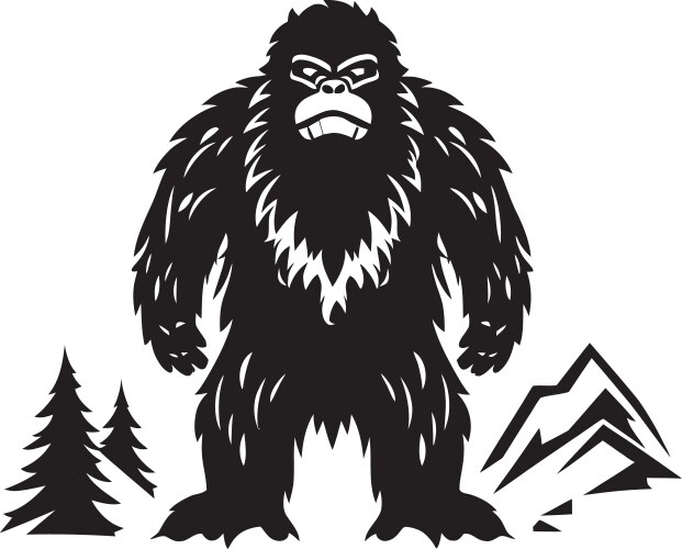 Sasquatch Silhouette Vector Images (over 860)