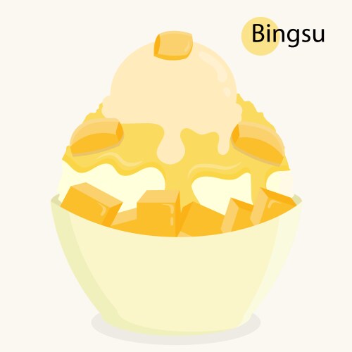 Food Korean Bingsu Vector Images (40)
