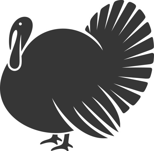 Turkey track Royalty Free Vector Image - VectorStock