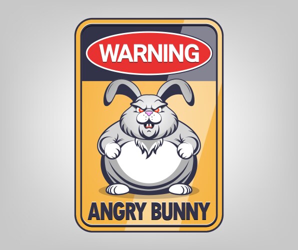 Angry Bunny Cartoon Vector Images (over 800)