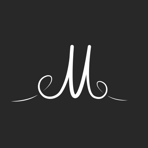 Letter M Script Font Vector Images (over 1,700)