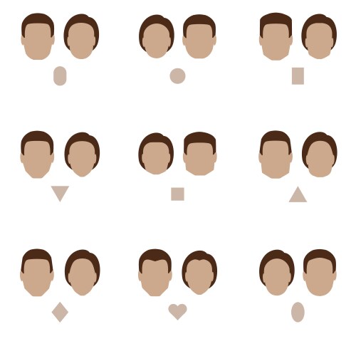 Forehead Shape Square Vector Images (95)