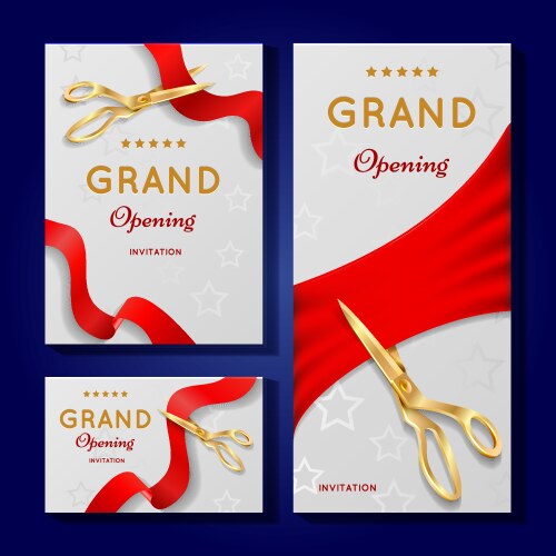 Ribbon Cutting Vector Images (over 22,000)