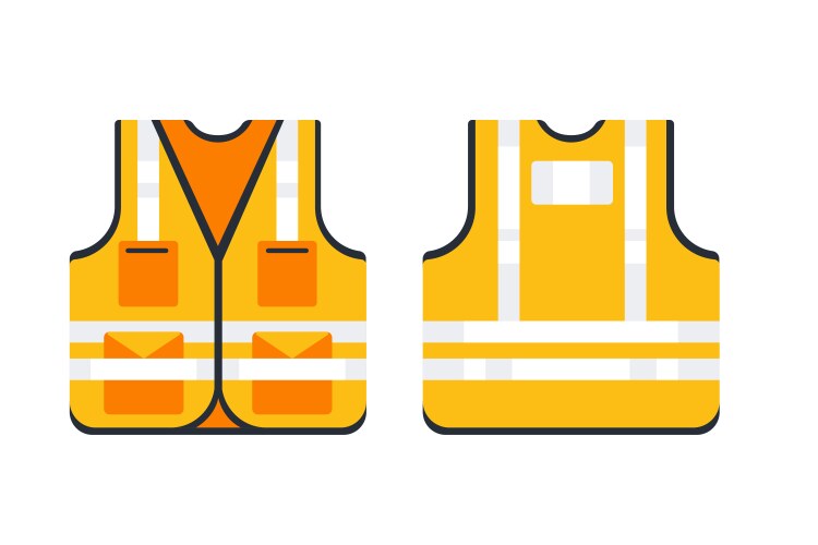 Safety Vest Vector SVG Icon (7) SVG Repo, 43% OFF