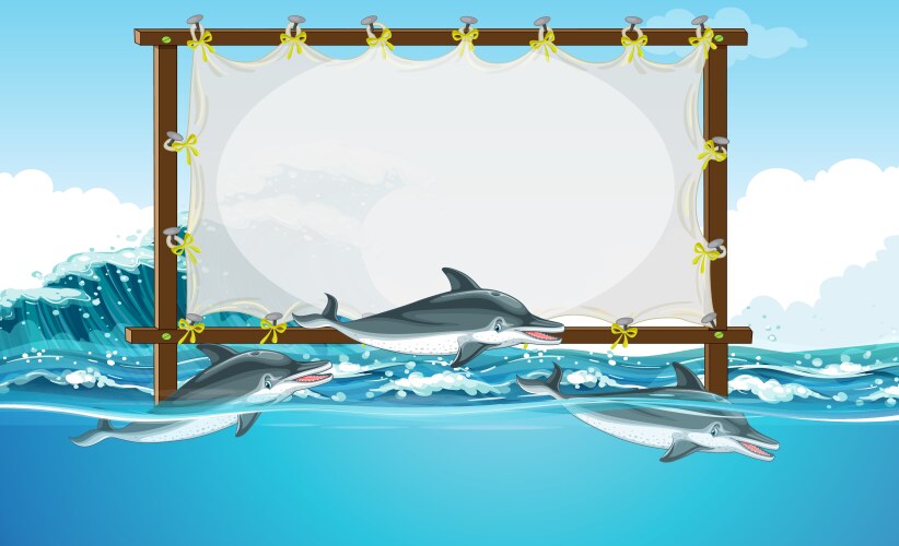 Dolphins Border Vector Images (over 190)