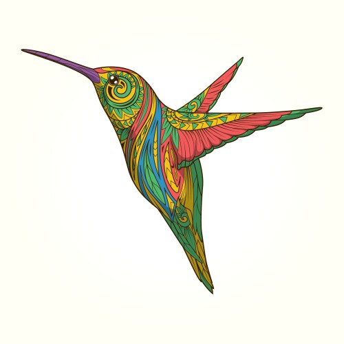 Hummingbird outline Vector Images & Graphics for Commercial Use ...
