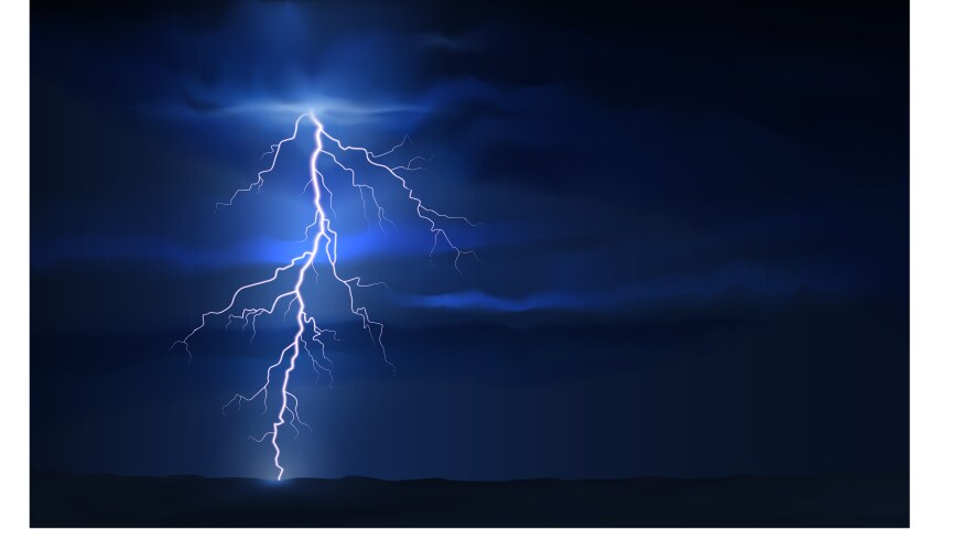 Thunder Vector Images & Graphics for Commercial Use | VectorStock