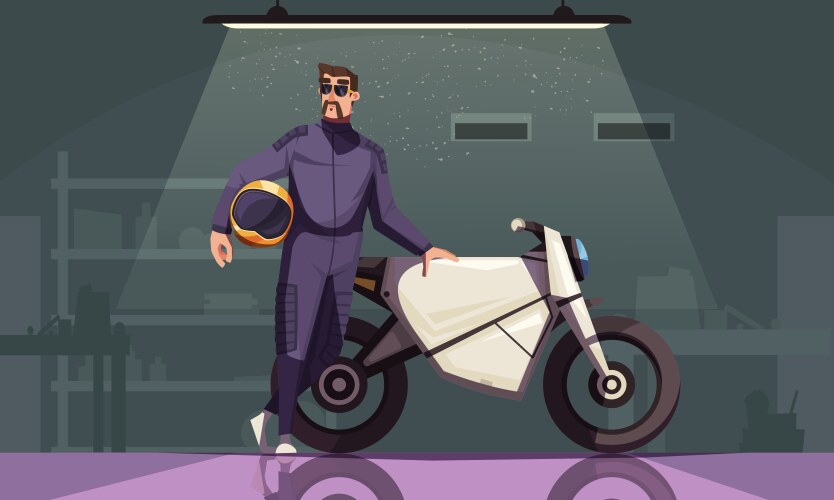 Motorcycle Rider Cartoon Vector Images (over 2,900)