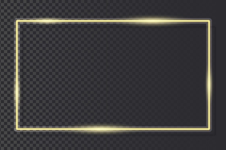 Gold circle frame Royalty Free Vector Image - VectorStock