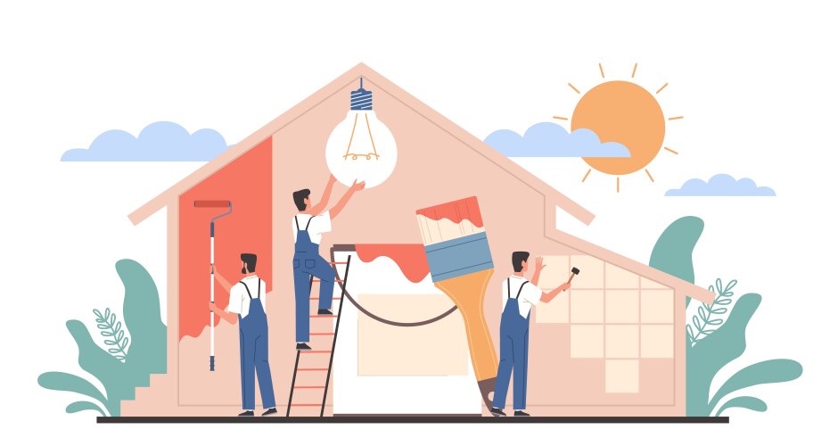 Cartoon Renovation Vector Images (over 9,300)