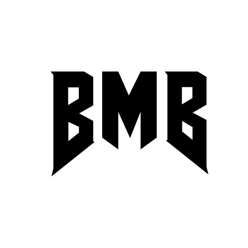 Bmb logo letter design Royalty Free Vector Image