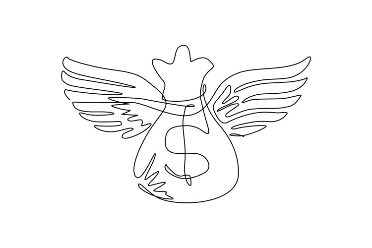 Money Flying Drawing Vector Images (over 820)