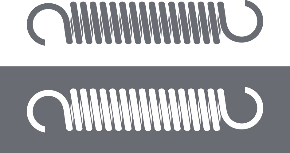 Spiral spring Royalty Free Vector Image - VectorStock