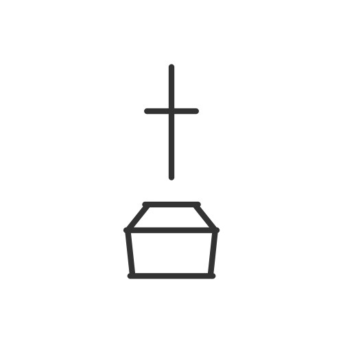 Coffin Outline Casket Vector Images (over 1,600)