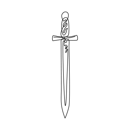 Sword shine Royalty Free Vector Image - VectorStock