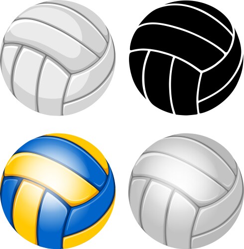 Volleyball Color Vector Images (over 3,900)