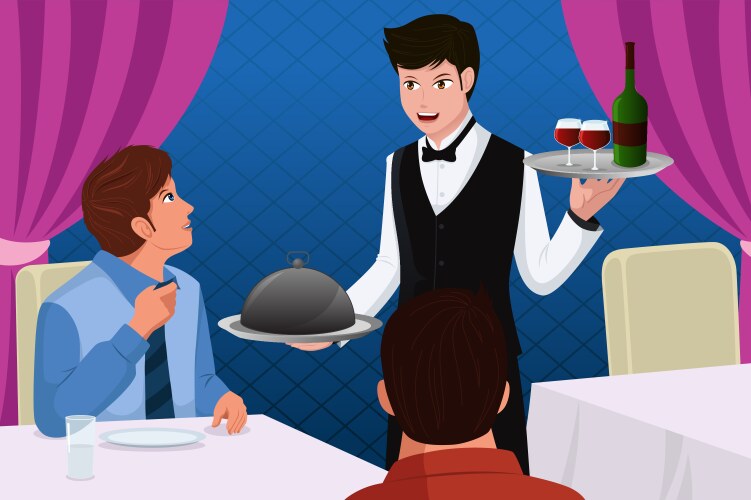 Waiter Cartoon Vector Images (over 11,000)