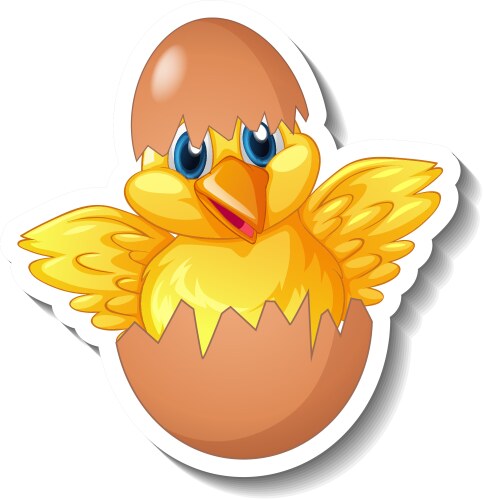 Sign template with animals in garden background Vector Image