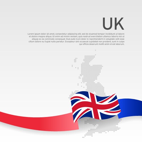 Flag great britain Royalty Free Vector Image - VectorStock