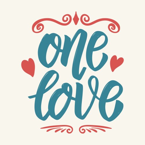 Hand lettering love one another as i have loved Vector Image