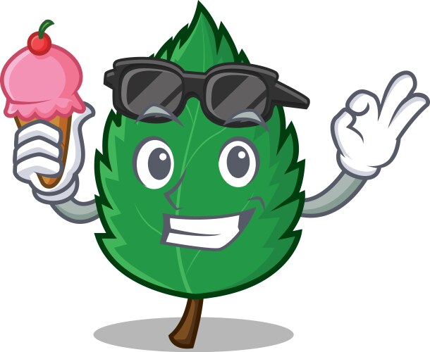 Gardener with plants of a cartoon character Vector Image