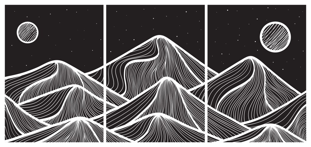 Japanese background with line wave pattern Vector Image