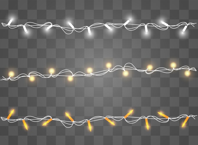 String Lights Transparent Background Vector Images (over 5,500)