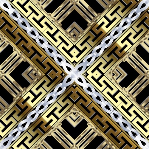 Versace Chain Pattern Vector Images (49)