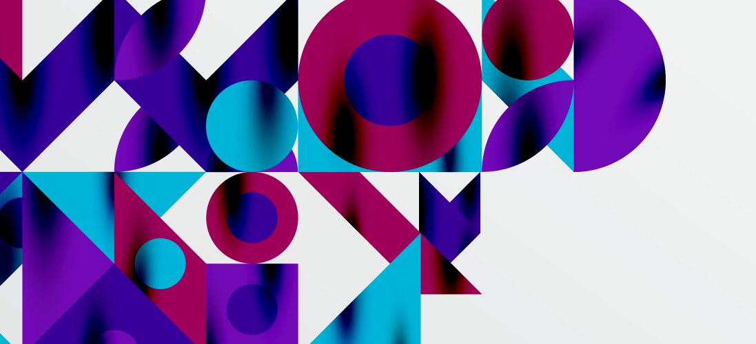 Geometric neo patterns abstract background Vector Image