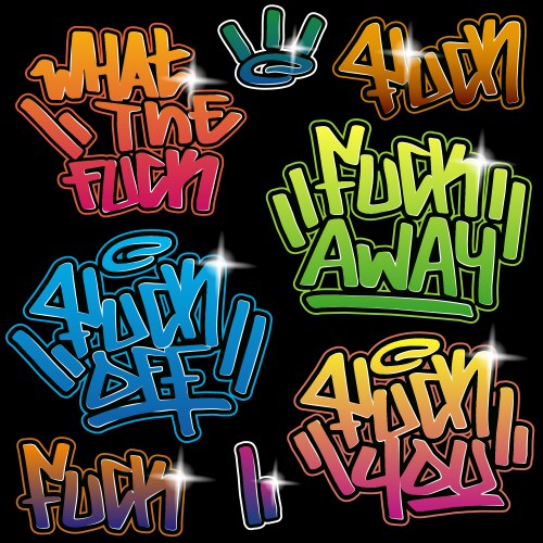 Spray Paint Words Vector Images (over 1,800)