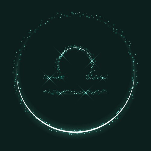 Shiny astrological symbol of scorpio Royalty Free Vector
