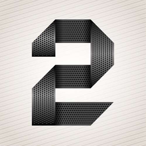 Number 2 Vector Images (over 37,000)