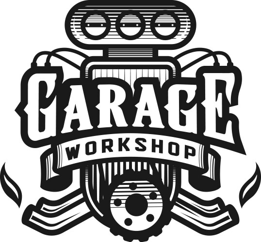 Automotive workshop logo Vector Images & Graphics for Commercial Use ...