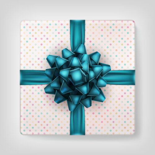 Black friday bows with vertical ribbons top view Vector Image