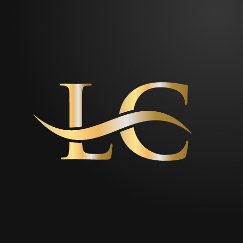 Letter l beauty women face logo design Royalty Free Vector