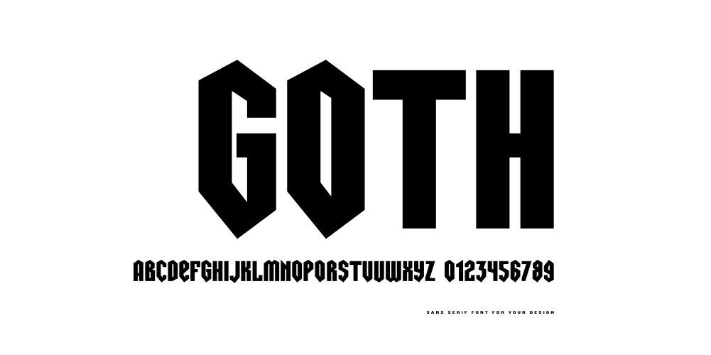 Gothic Numbers Numerals Vector Images (over 180)