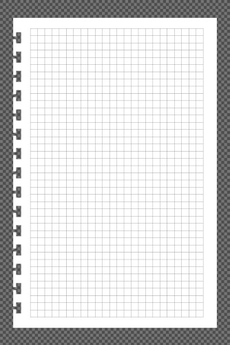 Sheet paper empty style checkered background Vector Image