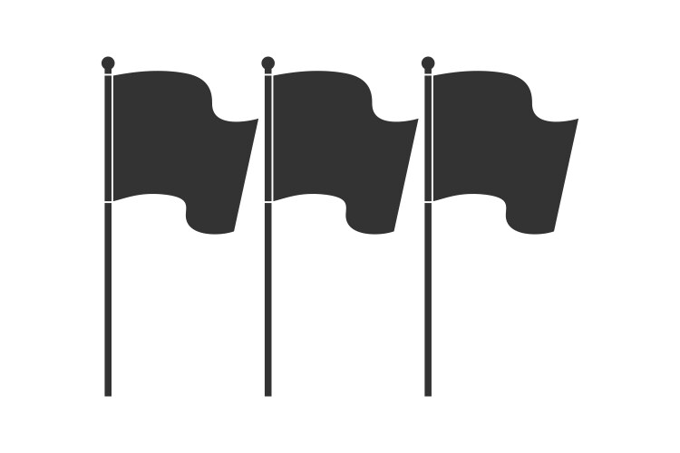 Two flags Royalty Free Vector Image - VectorStock