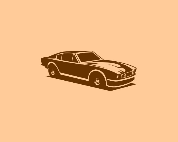 1964 aston martin dbs logo emblem and badge Vector Image