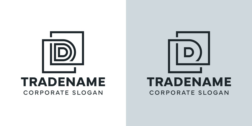 Double d logo Vector Images & Graphics for Commercial Use | VectorStock