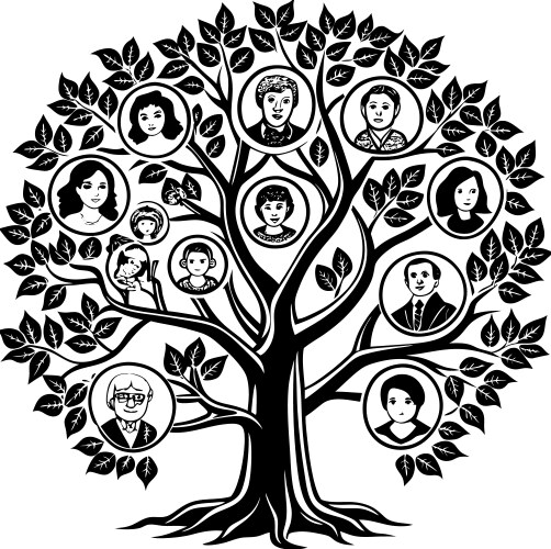 Family tree Royalty Free Vector Image - VectorStock