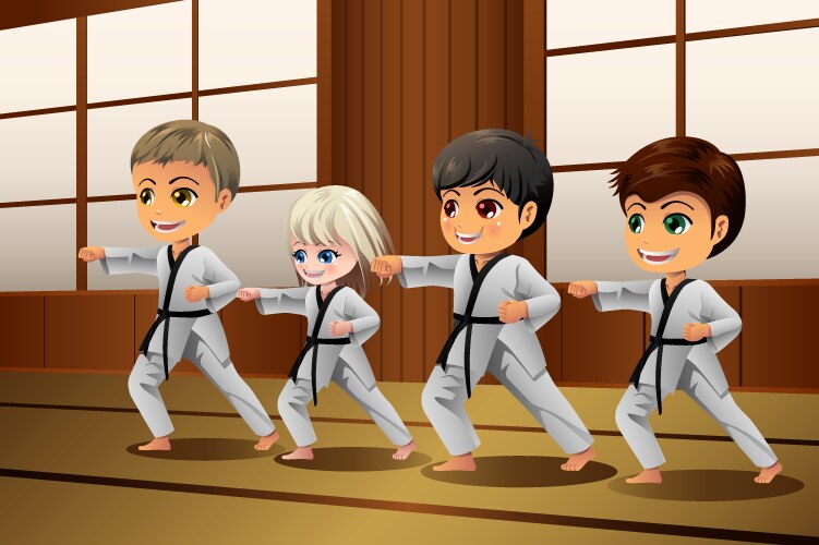 Karate Kid Clipart Vector Images (98)
